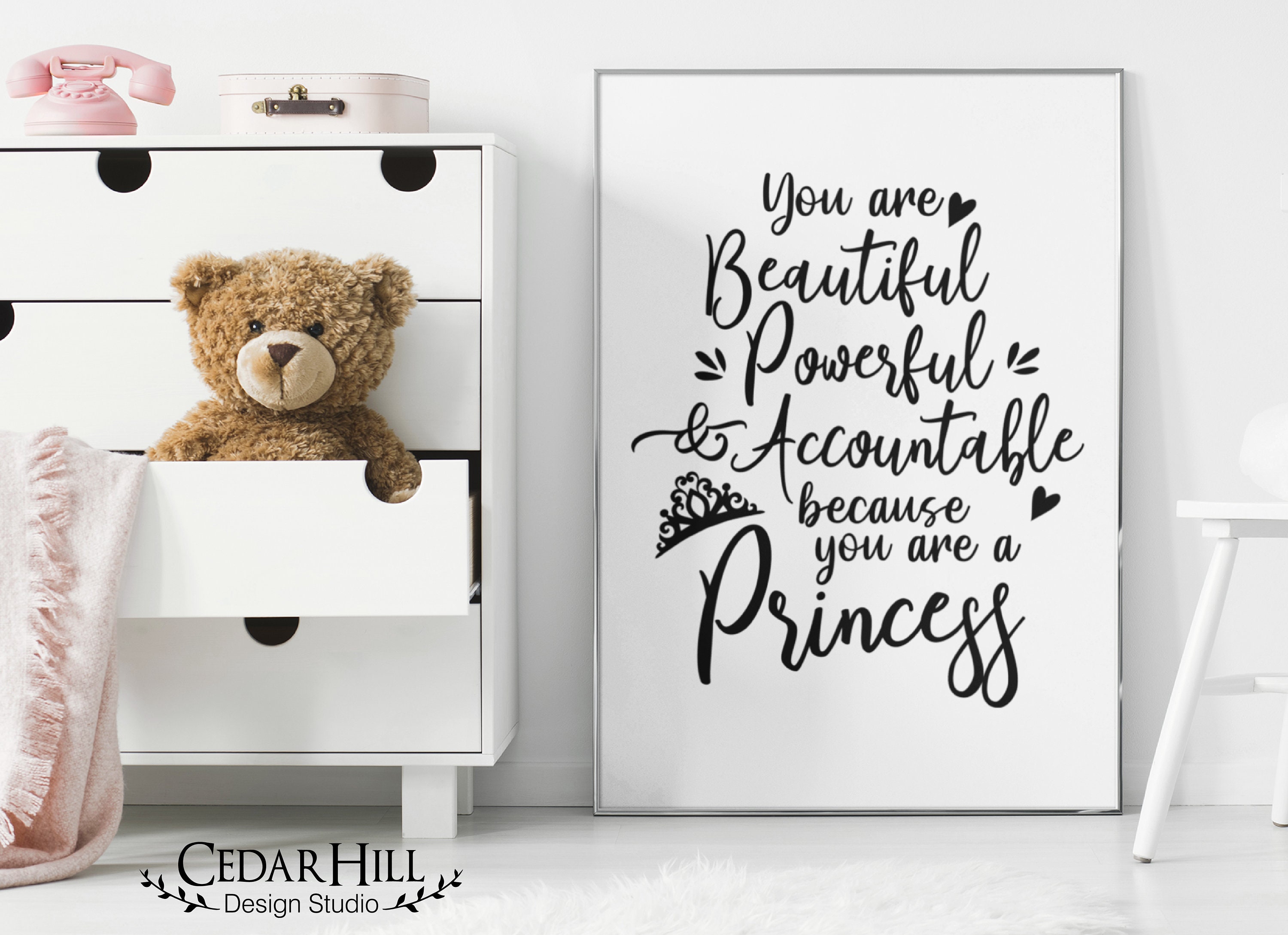 Inspirational Princess Quotes SVG Bundle, Positive, Royalty, Dxf, Eps ...