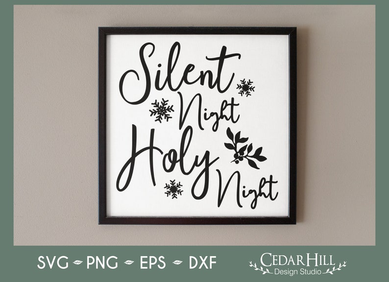 Christian Christmas Carols SVG Bundle, Winter, Dxf, Eps Png, Silhouette ...