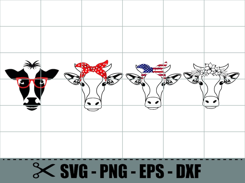 Cow Svg / Cute Cow Svg / Farm Animal Svg / Cow Head Svg / Farm Svg ...