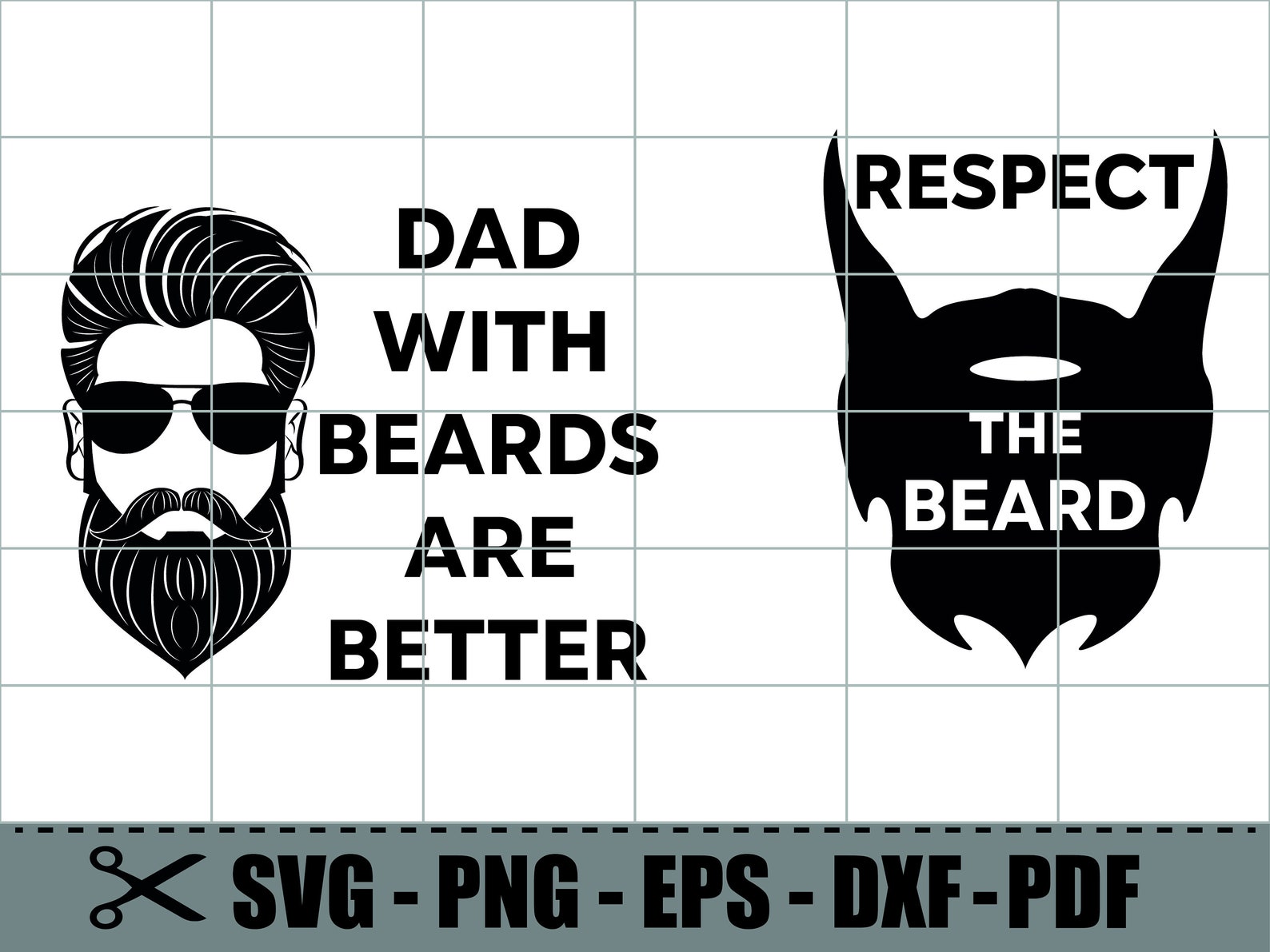Beard SVG Bundle Mustache SVG Bundle Beard Cut File Beard - Etsy