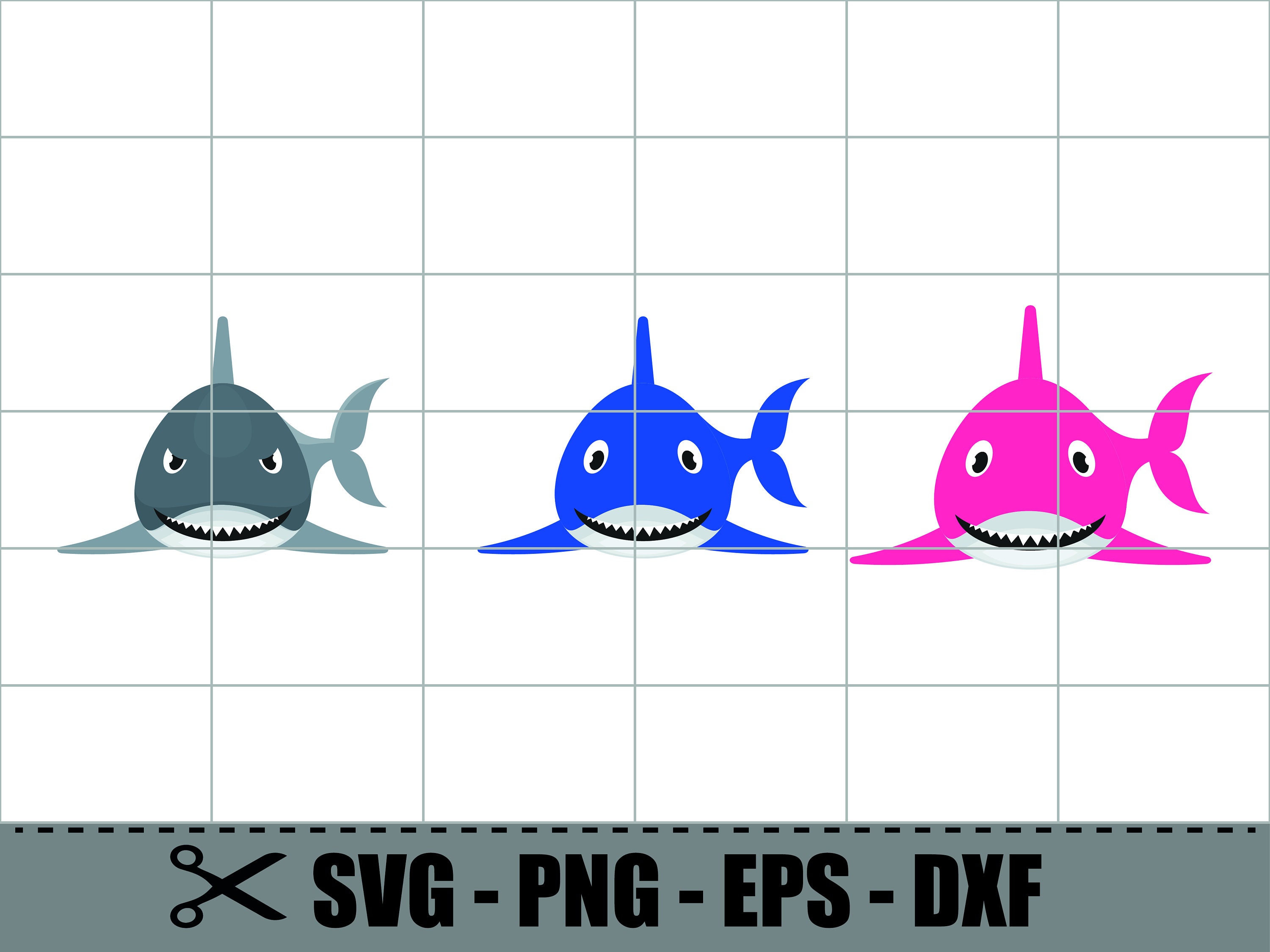 Shark Svg Bundle Shark Clipart Shark Png Shark Vector - Etsy Ireland