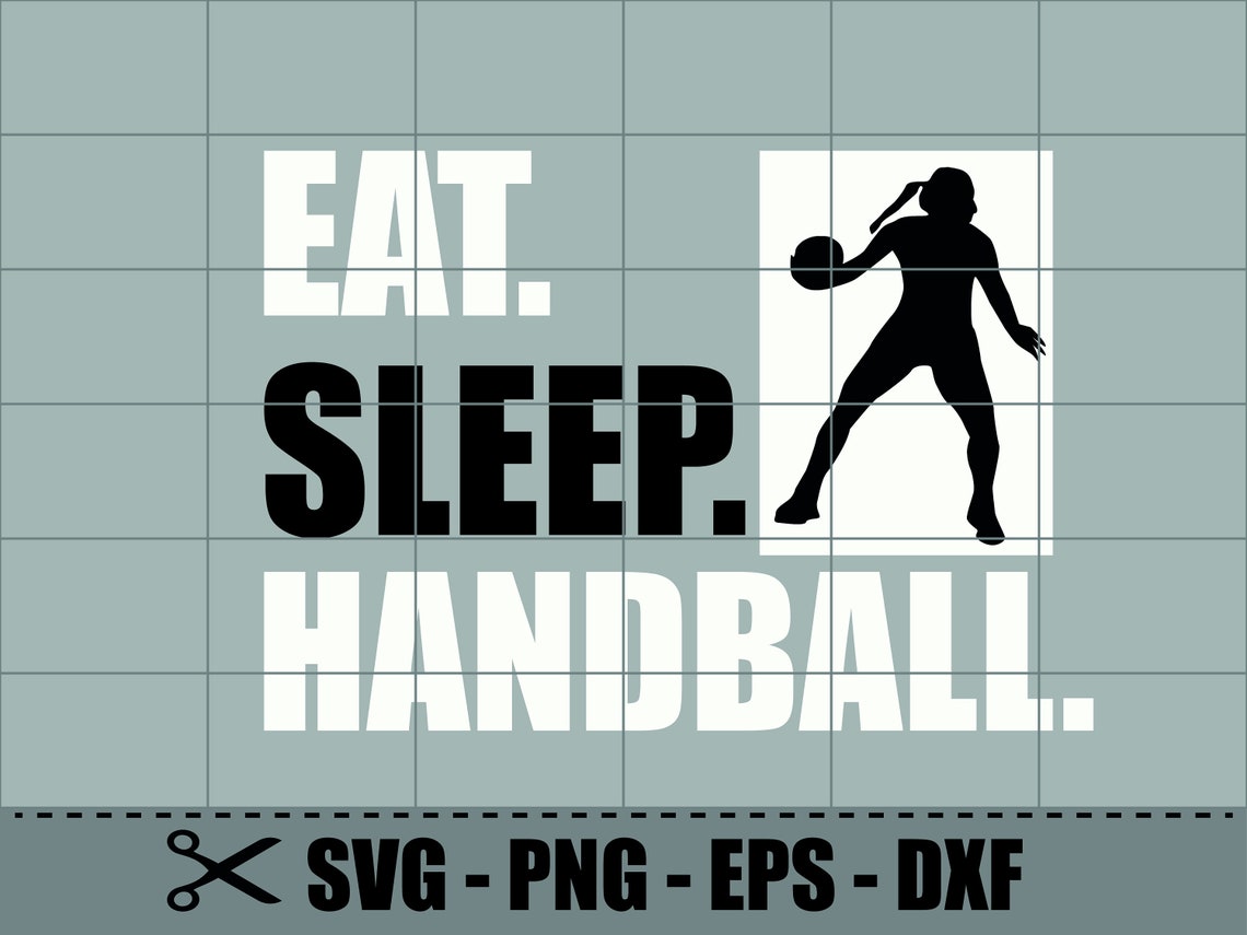 Handball Svg Bundle, Handball Silhouette Svg, Male Handball Player SVG ...