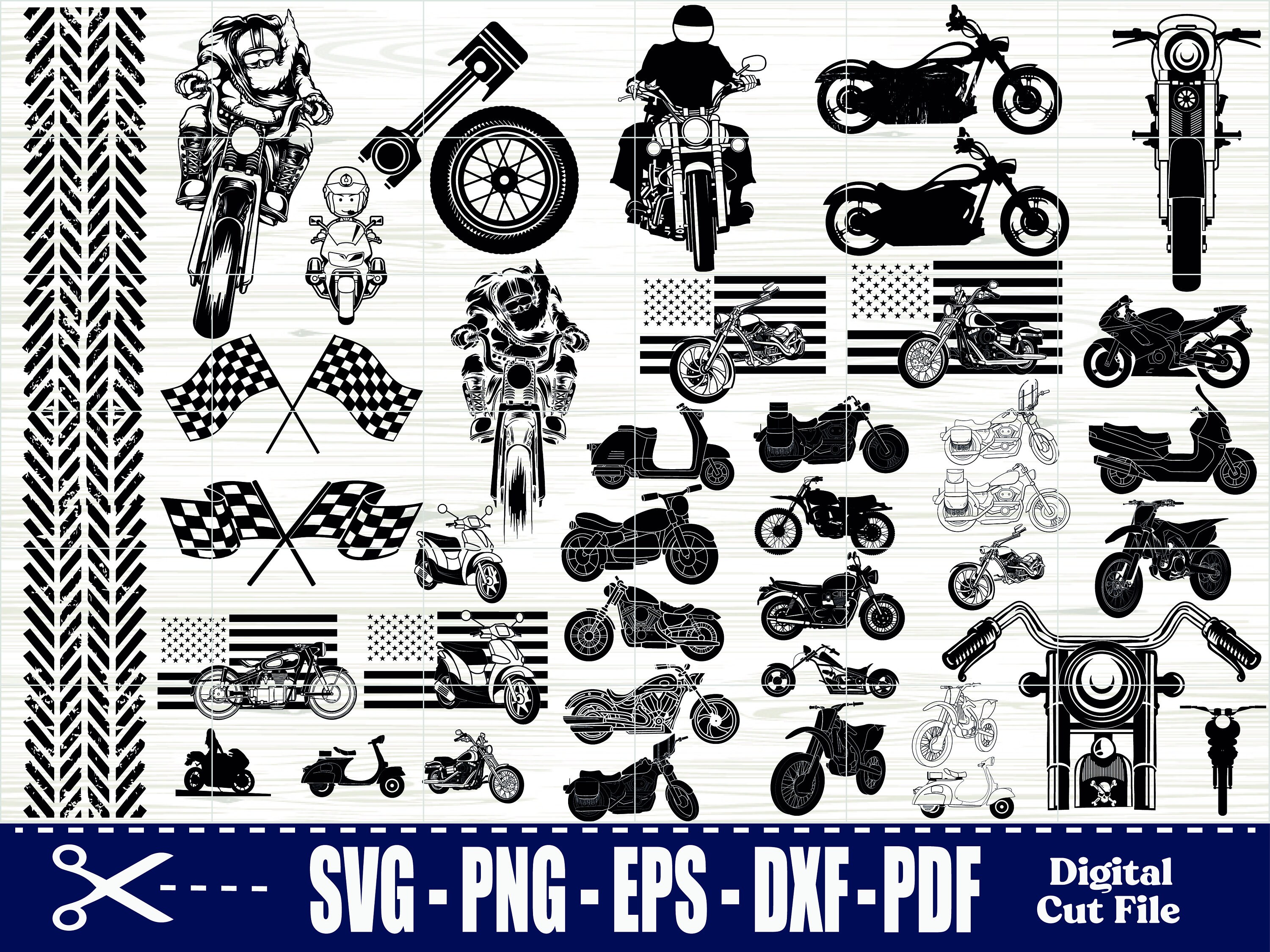 Motorcycle SVG Motor Bike Svg Motorcycle Clipart Motorcycle - Etsy