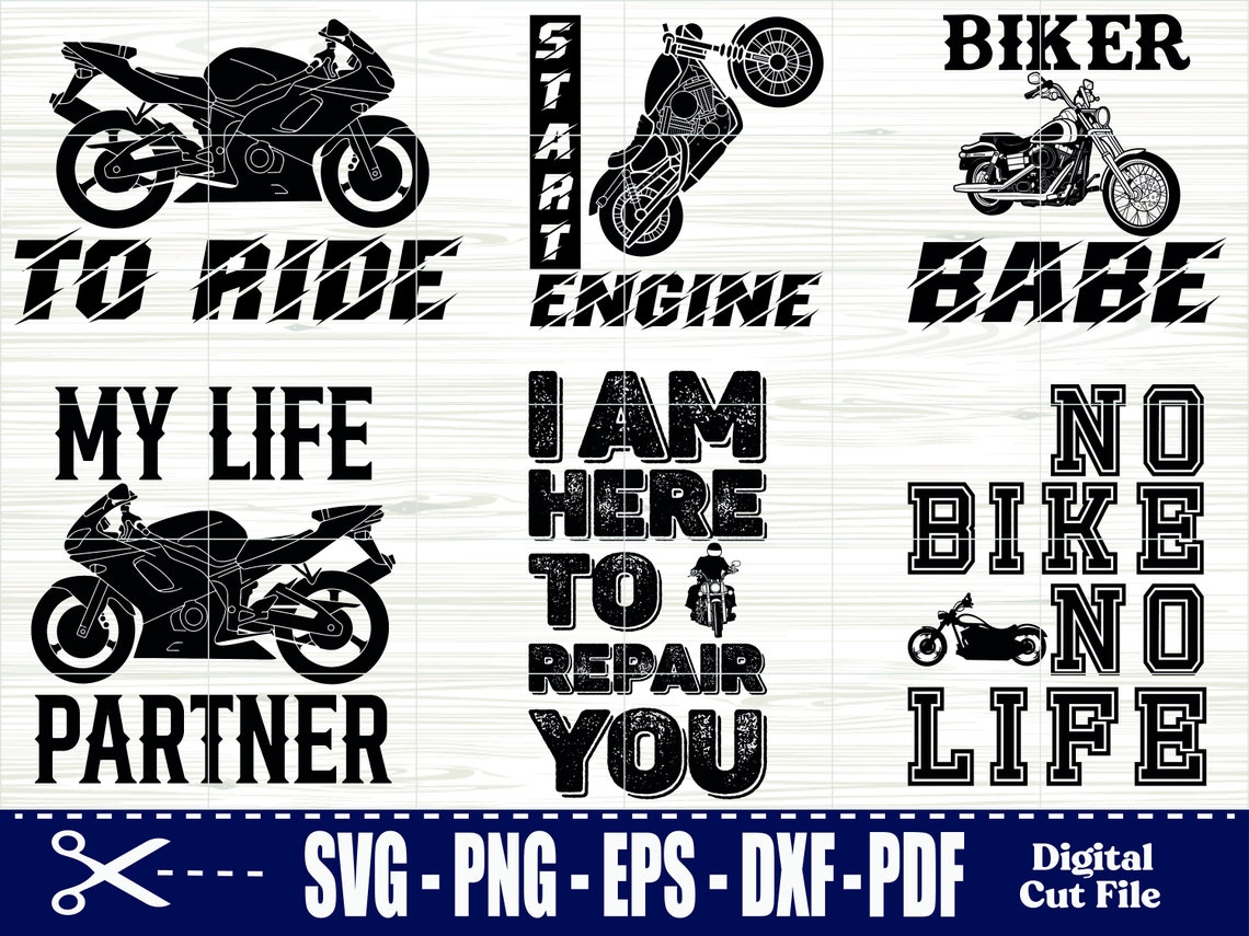 Motorcycle Svg Biker Svg Chopper Svg Harley Svg Motor Bike Svg ...