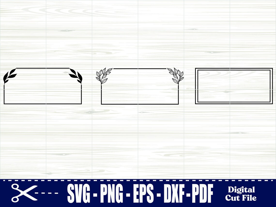 Double Frame Svg, Frame SVG Bundle, Circle Frame Svg, Floral Frame Svg ...