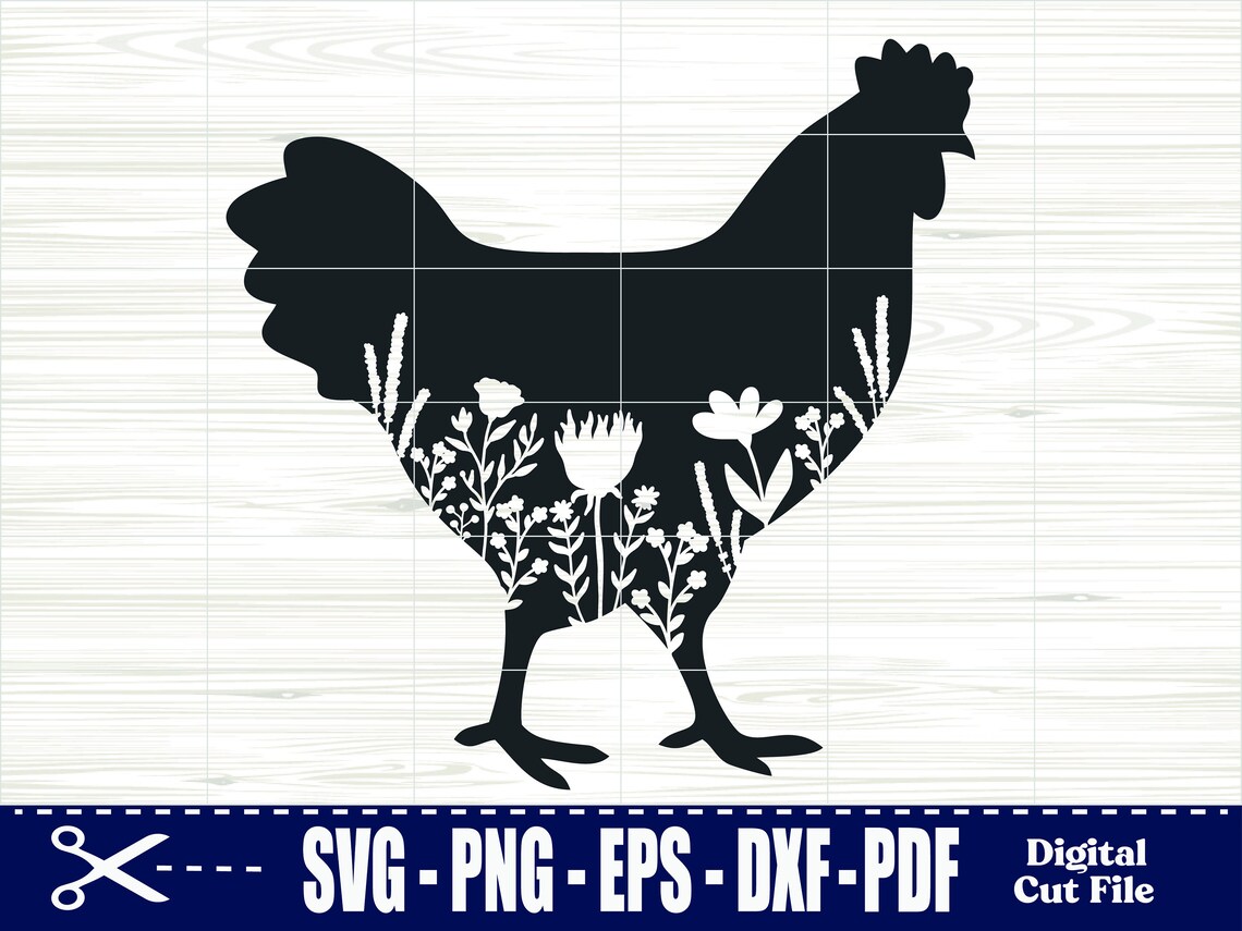 Chicken Svg , Chicken Silhouette , SVG Cut Files , Chicken Clipart ...