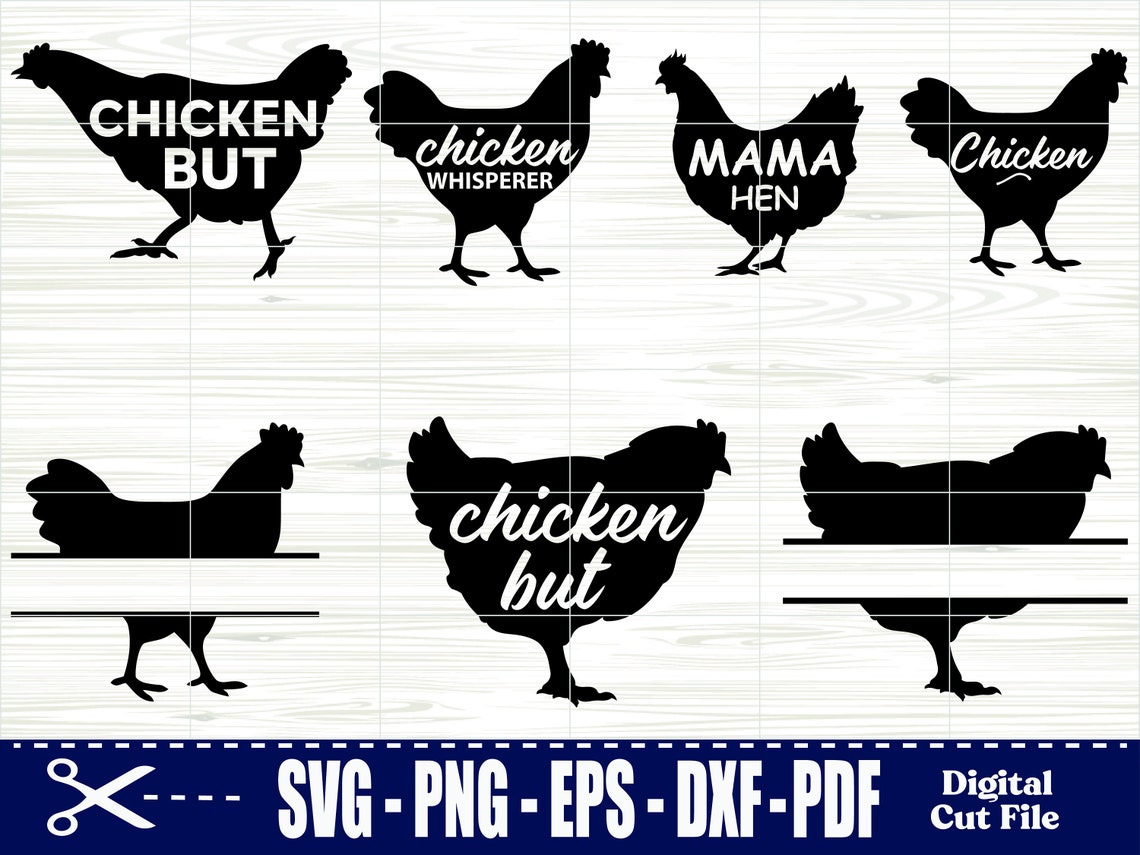 Chicken Svg , Chicken Silhouette , SVG Cut Files , Chicken Clipart ...