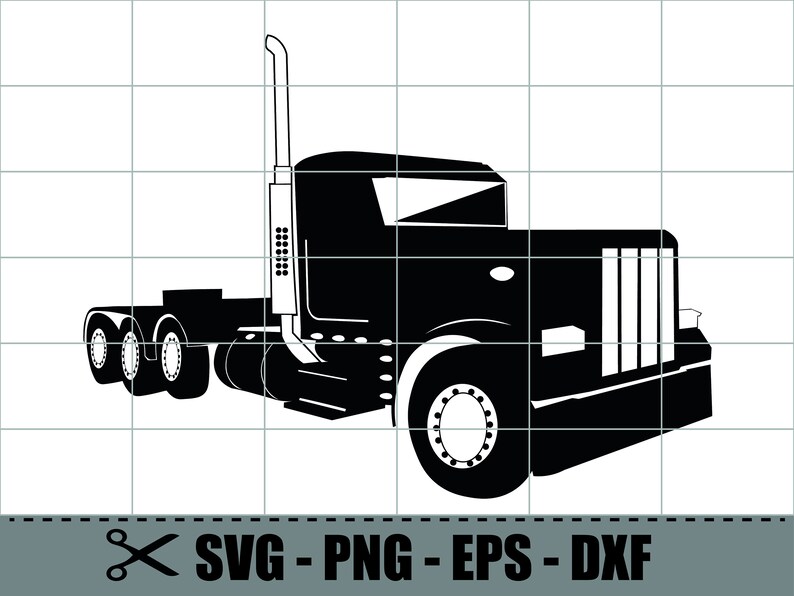 Semi Truck Svg, Truck Driver Svg, Trucker Svg, Semi Truck Clipart ...