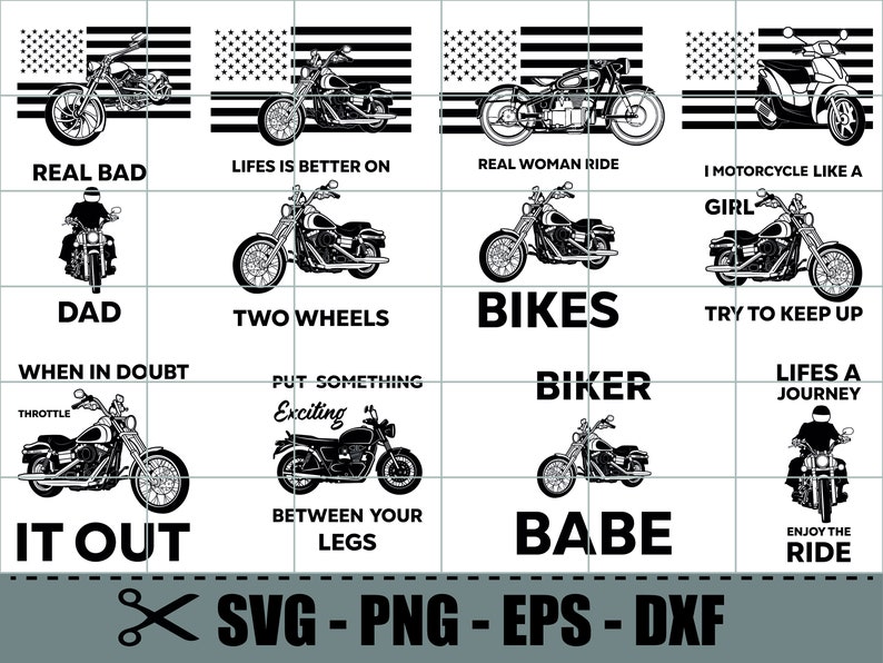 Motorcycle Svg Biker Svg Chopper Svg Harley Svg Motor Bike Svg - Etsy