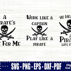 Pirate SVG Bundle: Clipart & Cut Files for Cricut, Silhouette (digital ...