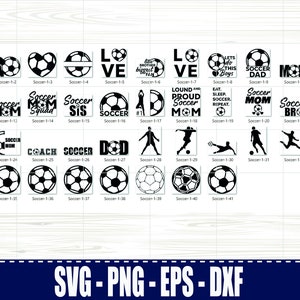 Soccer Svg Bundle, Soccer Ball Svg, Soccer Mom Svg, Soccer Mom Life Svg ...