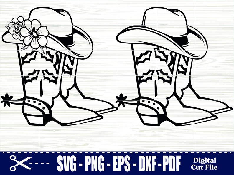 Cowboy SVG Bundle: Western Rodeo Designs (digital Download) - Etsy