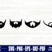 Beard SVG Bundle, Mustache SVG Bundle, Beard Cut File, Beard Clipart ...