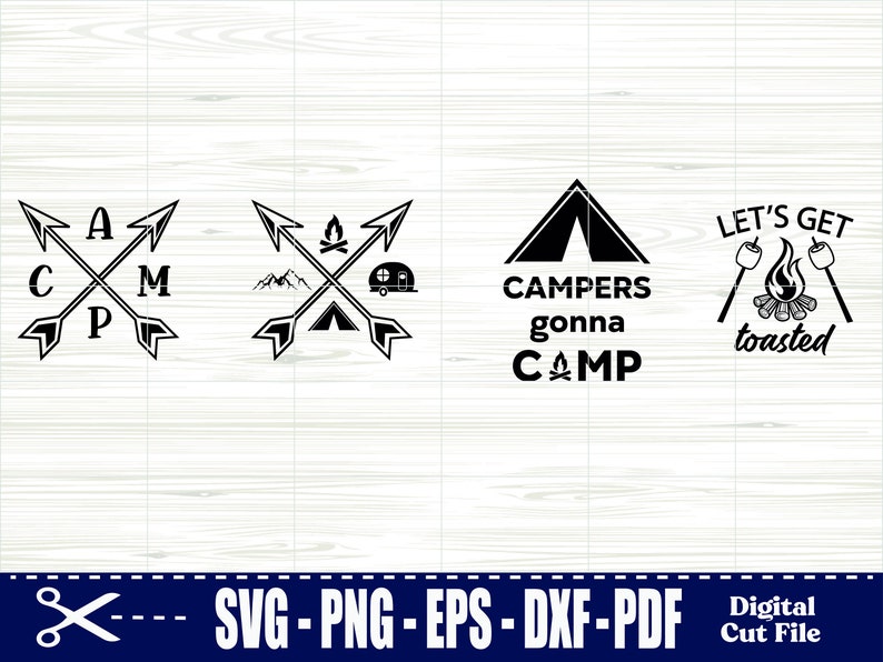 Camping SVG Bundle Camping Crew SVG Camp Life SVG Camping - Etsy