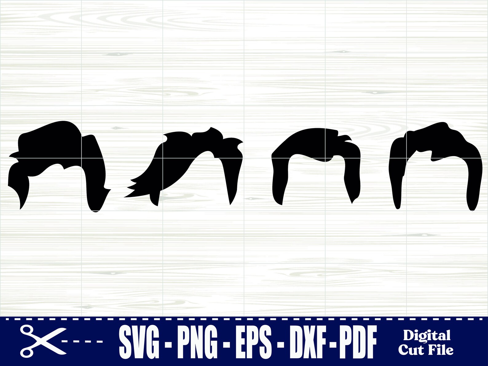 Beard SVG Bundle, Mustache SVG Bundle, Beard Cut File, Beard Clipart ...