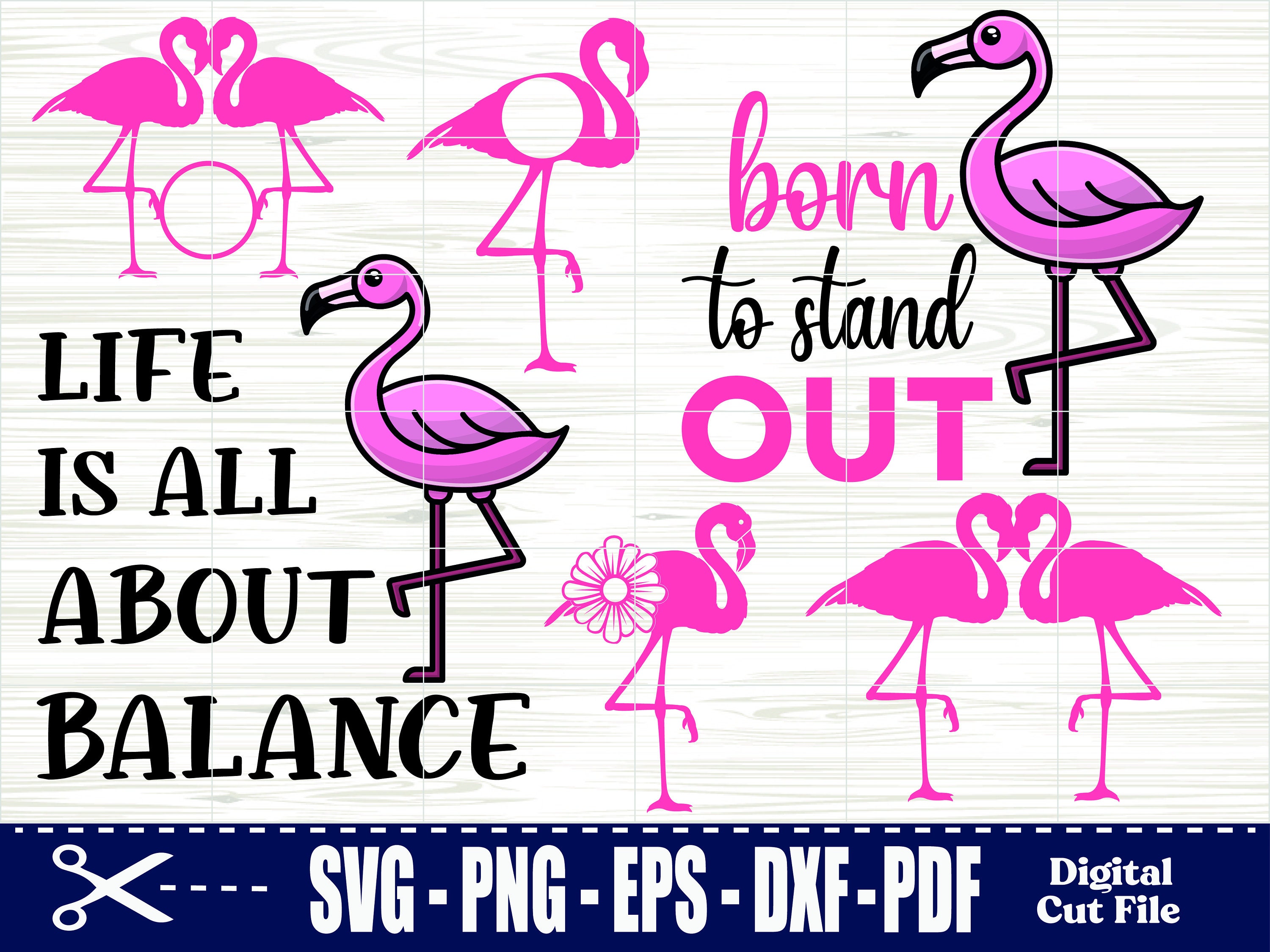 Flamingo Svg File Flamingo Svg Bundle Flamingo Summer Svg - Etsy