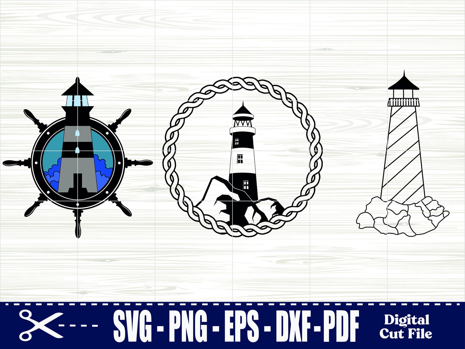 Lighthouse SVG Bundle,sea Svg, Ocean Svg , Lighthouse SVG, Lighthouse ...