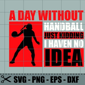 Handball Svg Bundle, Handball Silhouette Svg, Male Handball Player SVG ...