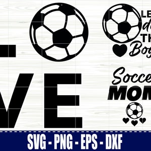 Soccer Svg Bundle, Soccer Ball Svg, Soccer Mom Svg, Soccer Mom Life Svg ...