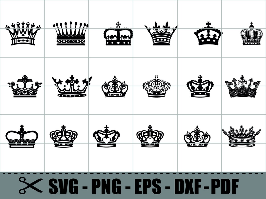 Crown Svg Cutout File Crown Svg Crown Clipart Crown - Etsy Australia