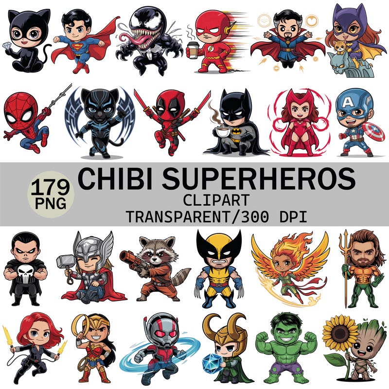 Chibi Dc - Etsy UK