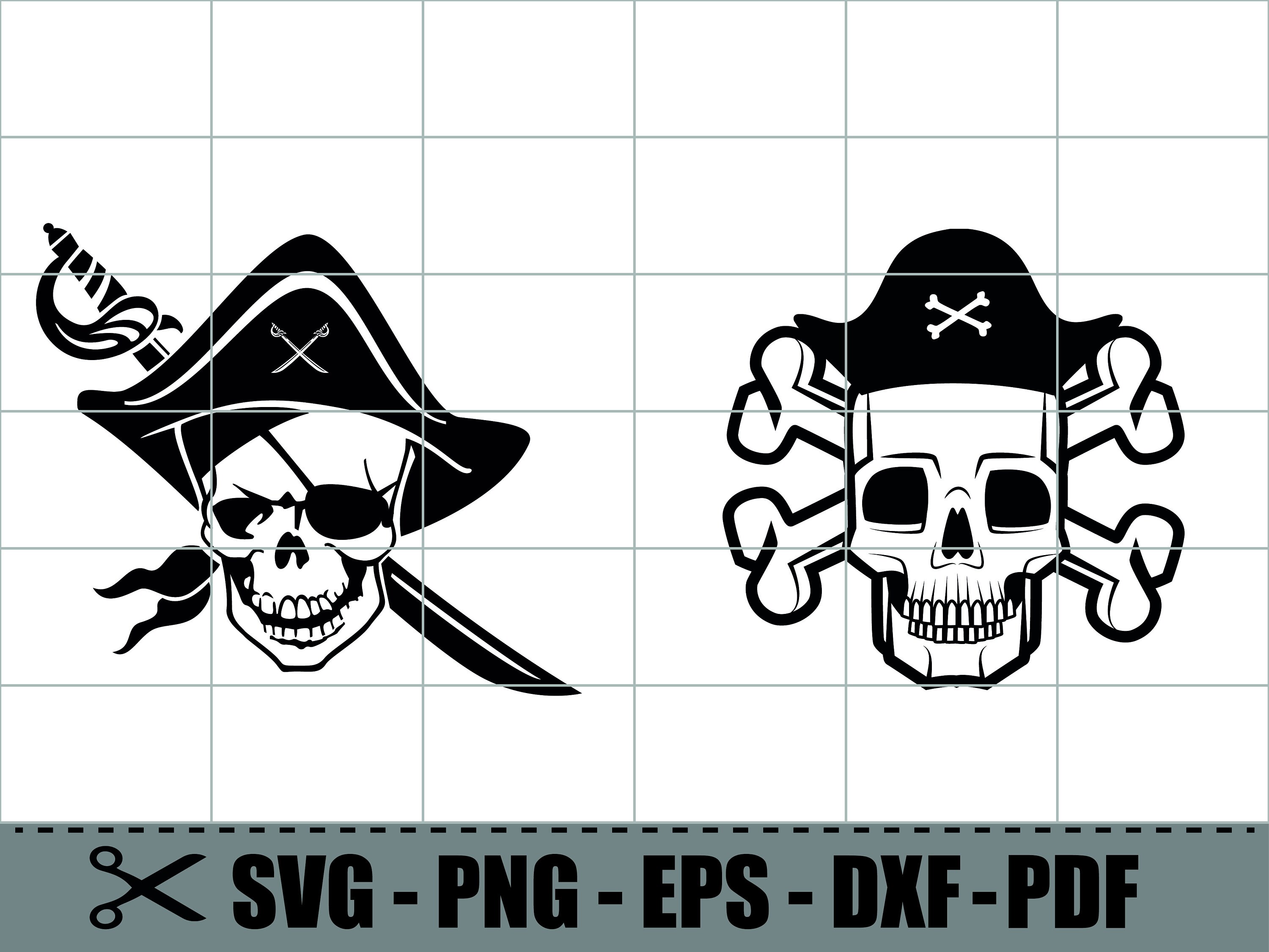 Pirate SVG Bundle Pirate SVG Pirate Clipart Pirate Cut - Etsy UK