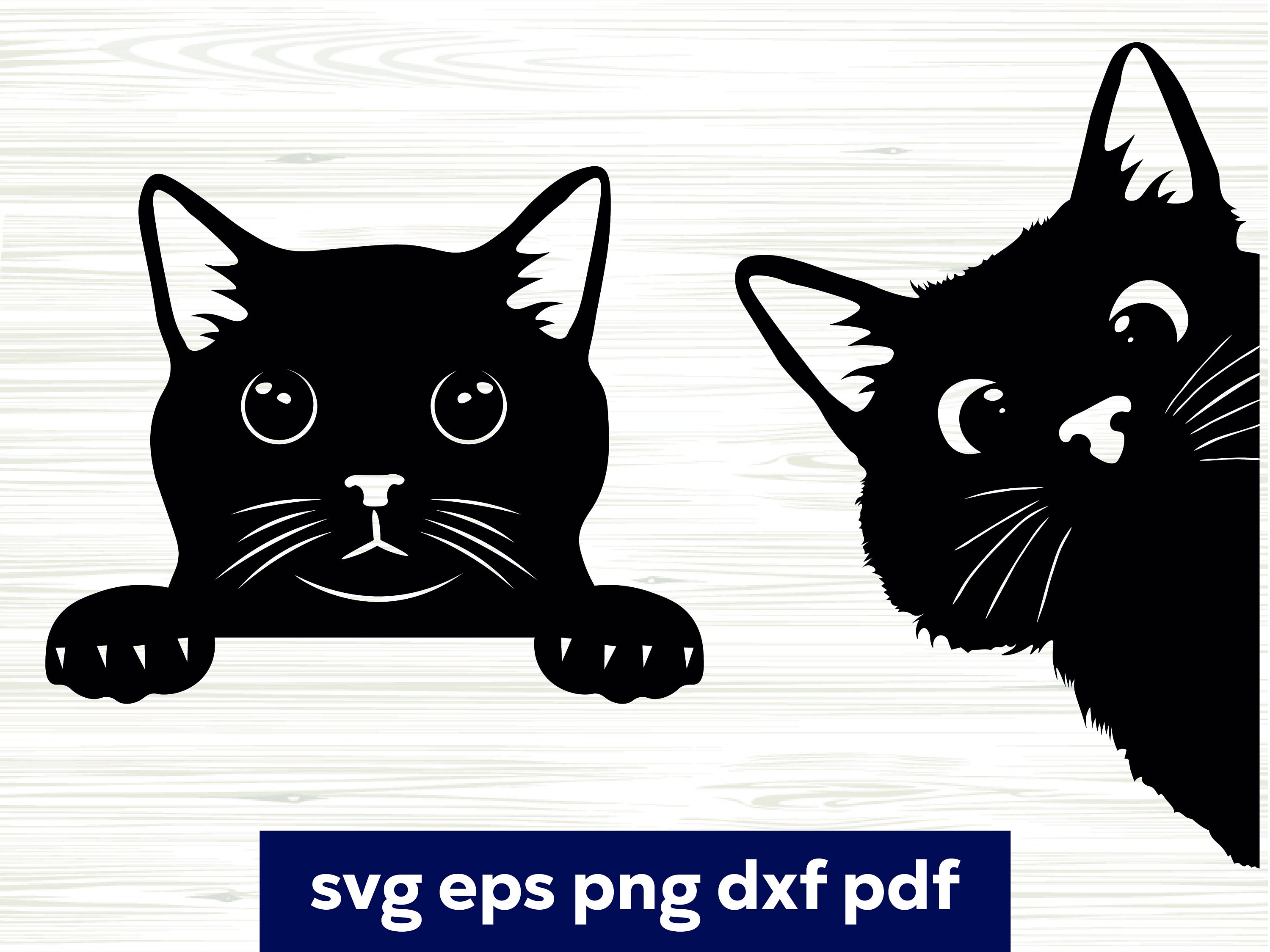 Cat SVG Black Cat Svg Cat Bundle Svg Peeking Cat Svg - Etsy Australia