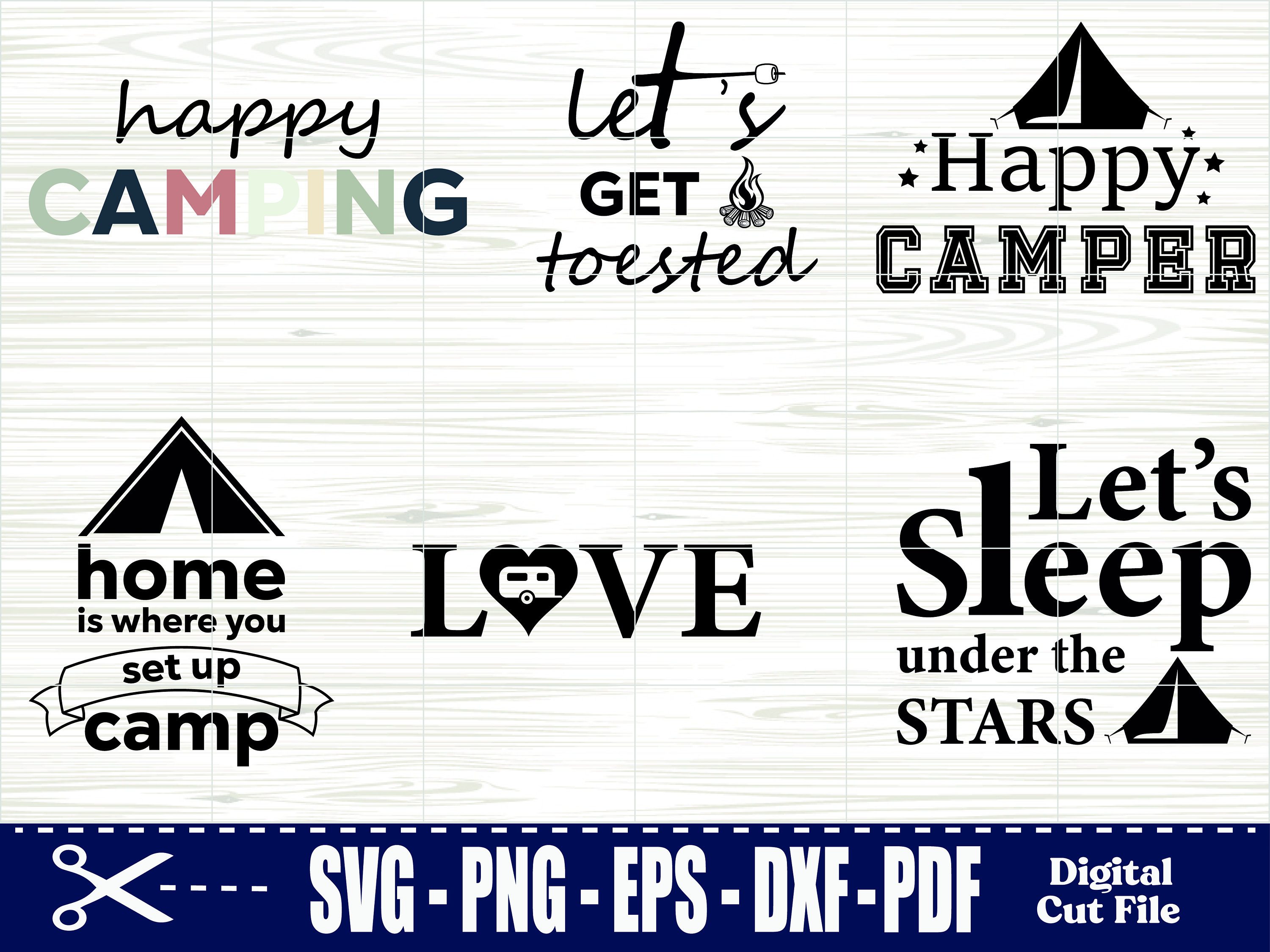 Camping SVG Bundle Camping Crew SVG Camp Life SVG Camping - Etsy