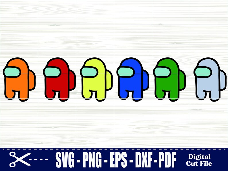 Among Us Svg, Bundle Layered Item, Amongus Impasta, Game Impostor ...