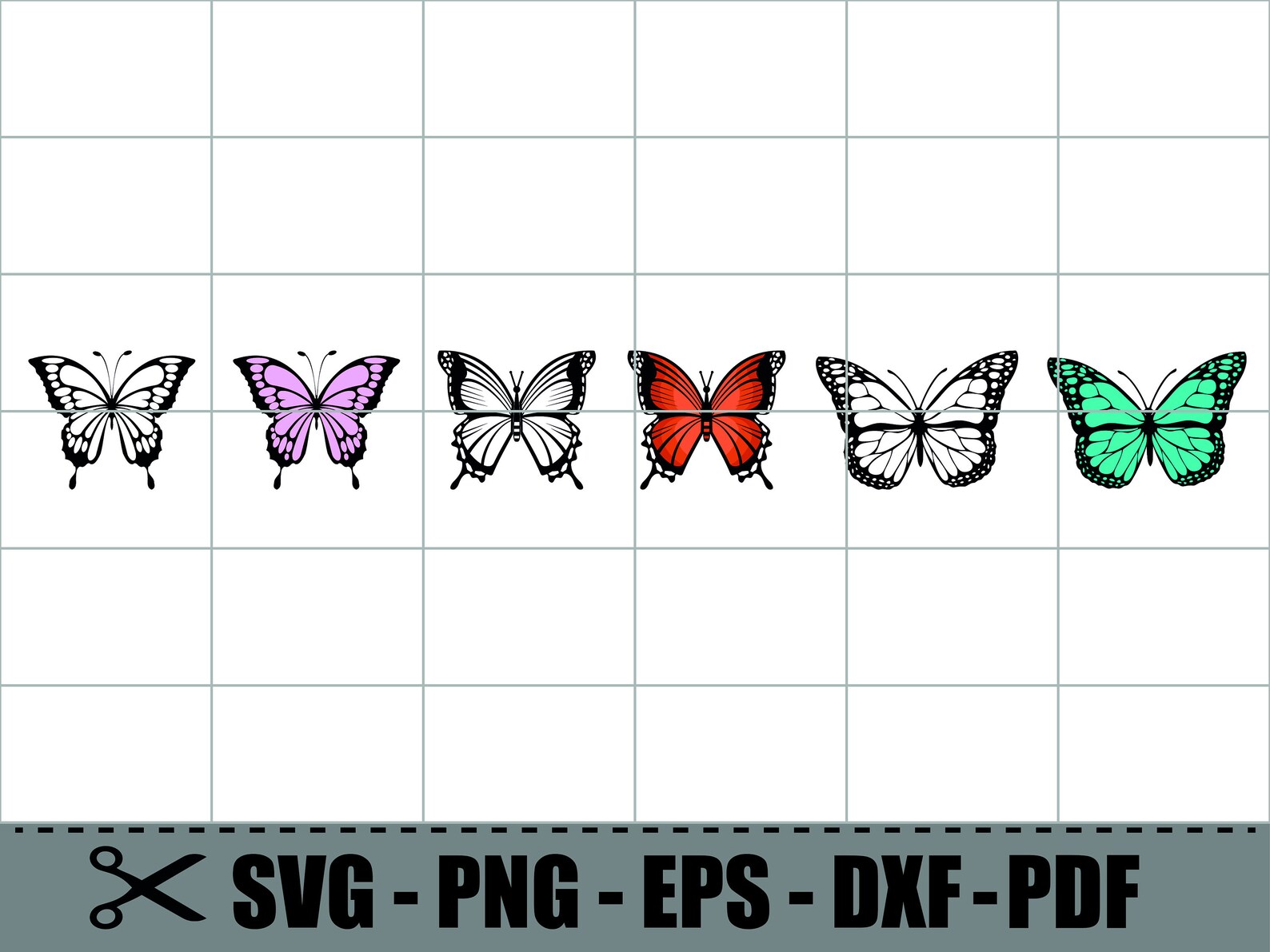 Butterfly Svg Butterfly Svg Bundle Layered Butterfly Bundle - Etsy