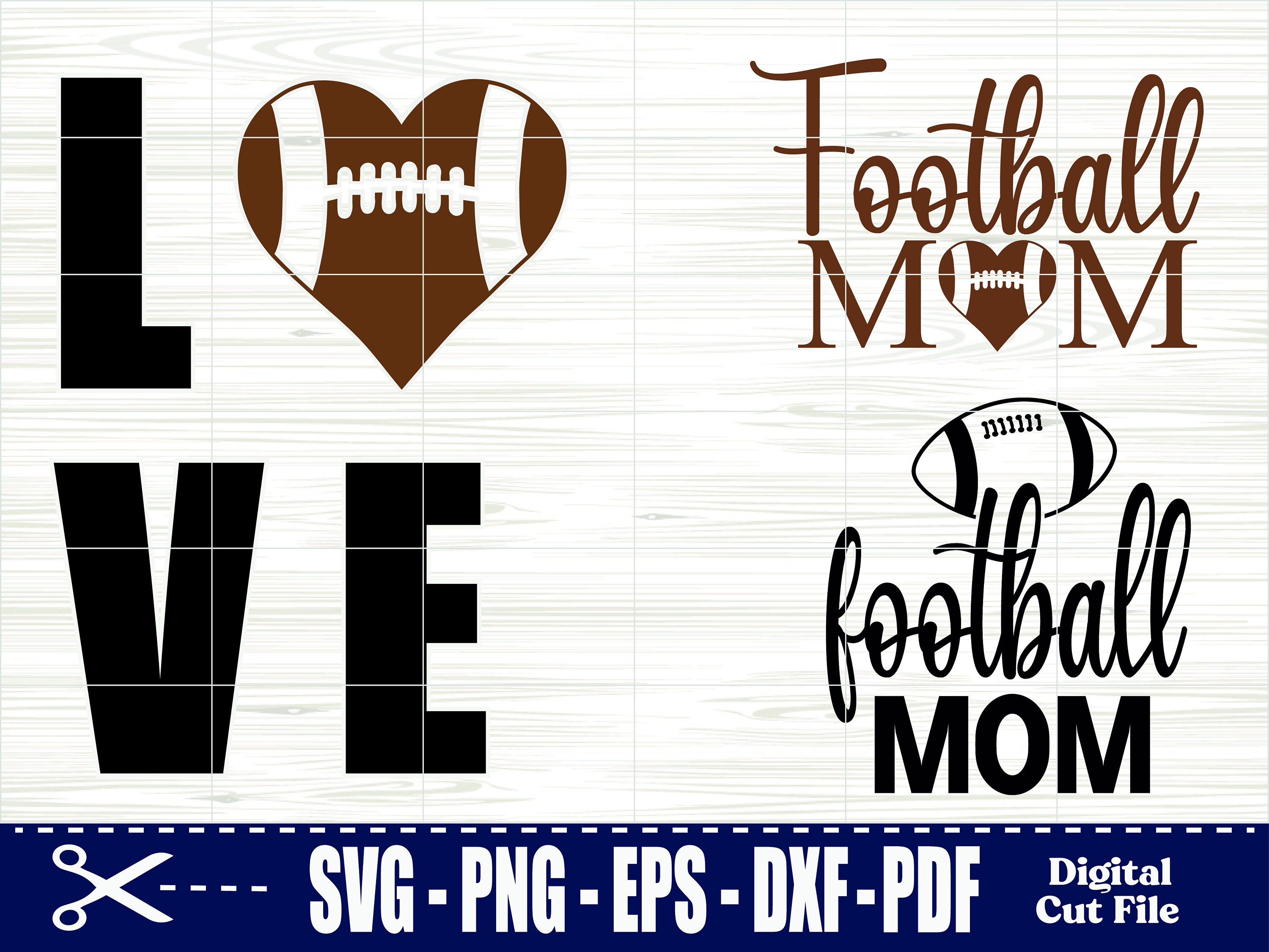 Football Svg, Football SVG Bundle, Football Mom Dad Svg, Football Name ...