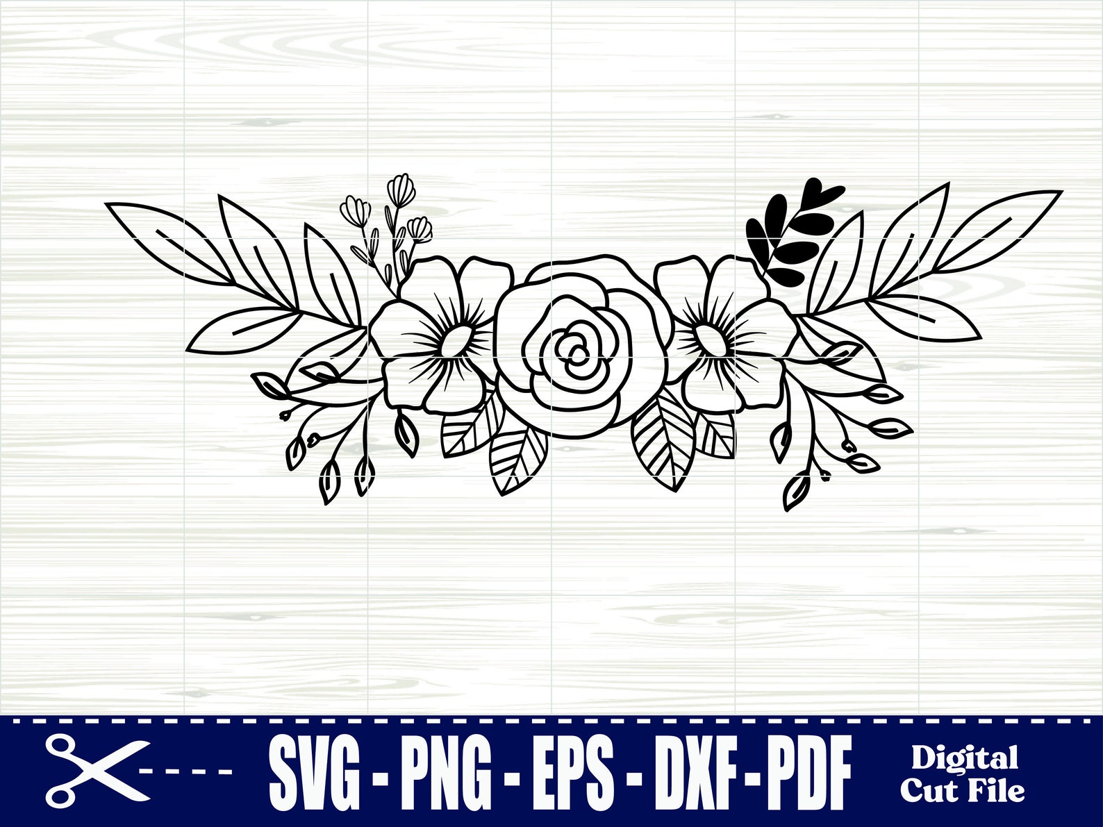 Flower SVG, Floral Svg, Floral Svg Bundle, Flower Svg Cut Files ...