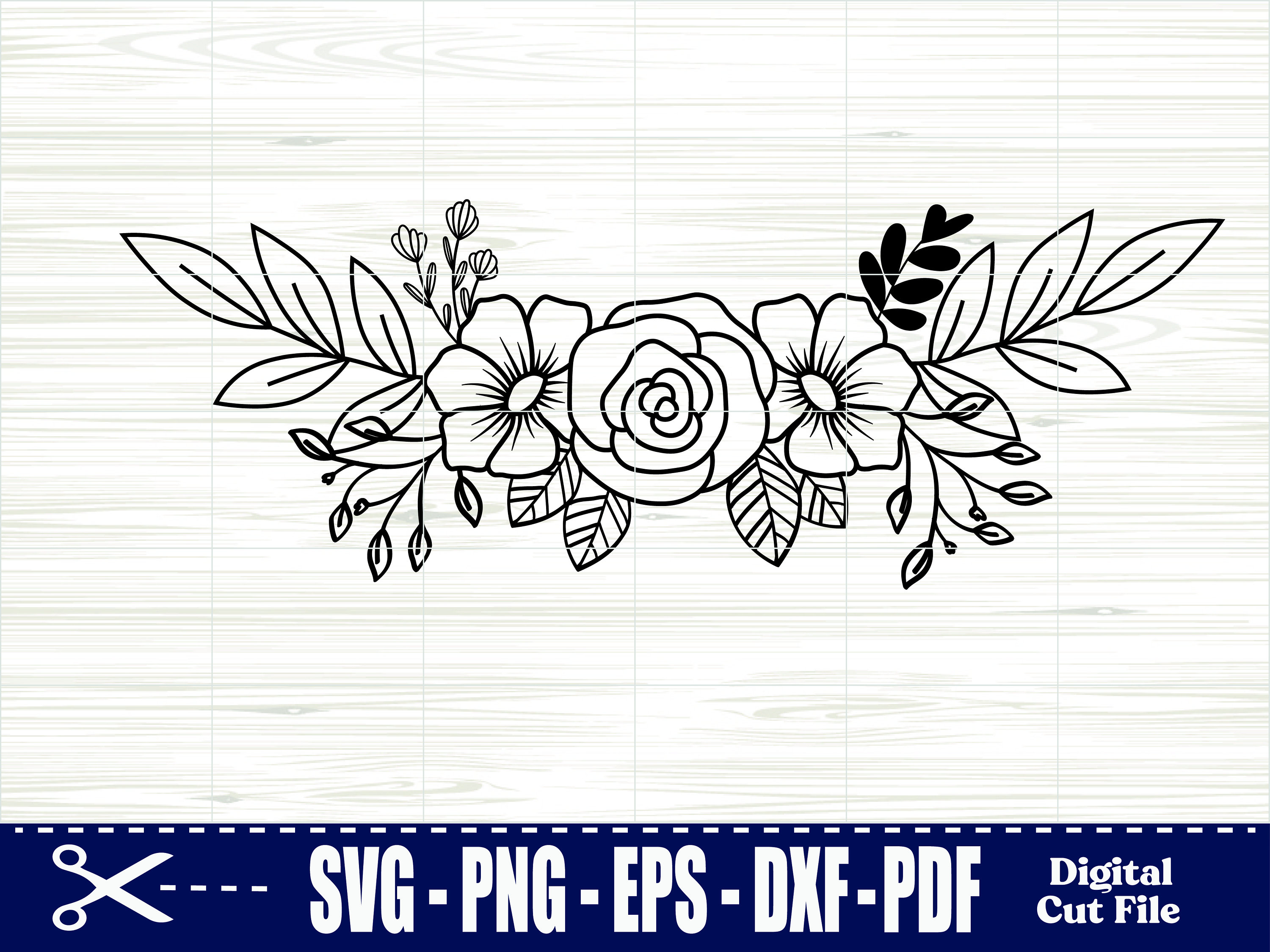 Flower SVG Floral Svg Floral Svg Bundle Flower Svg Cut - Etsy Australia