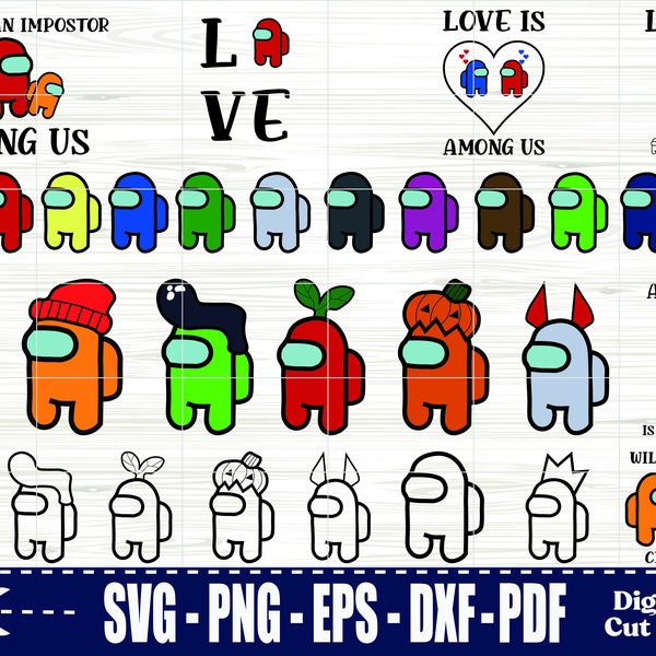 Digital Template Among Us Party - Etsy