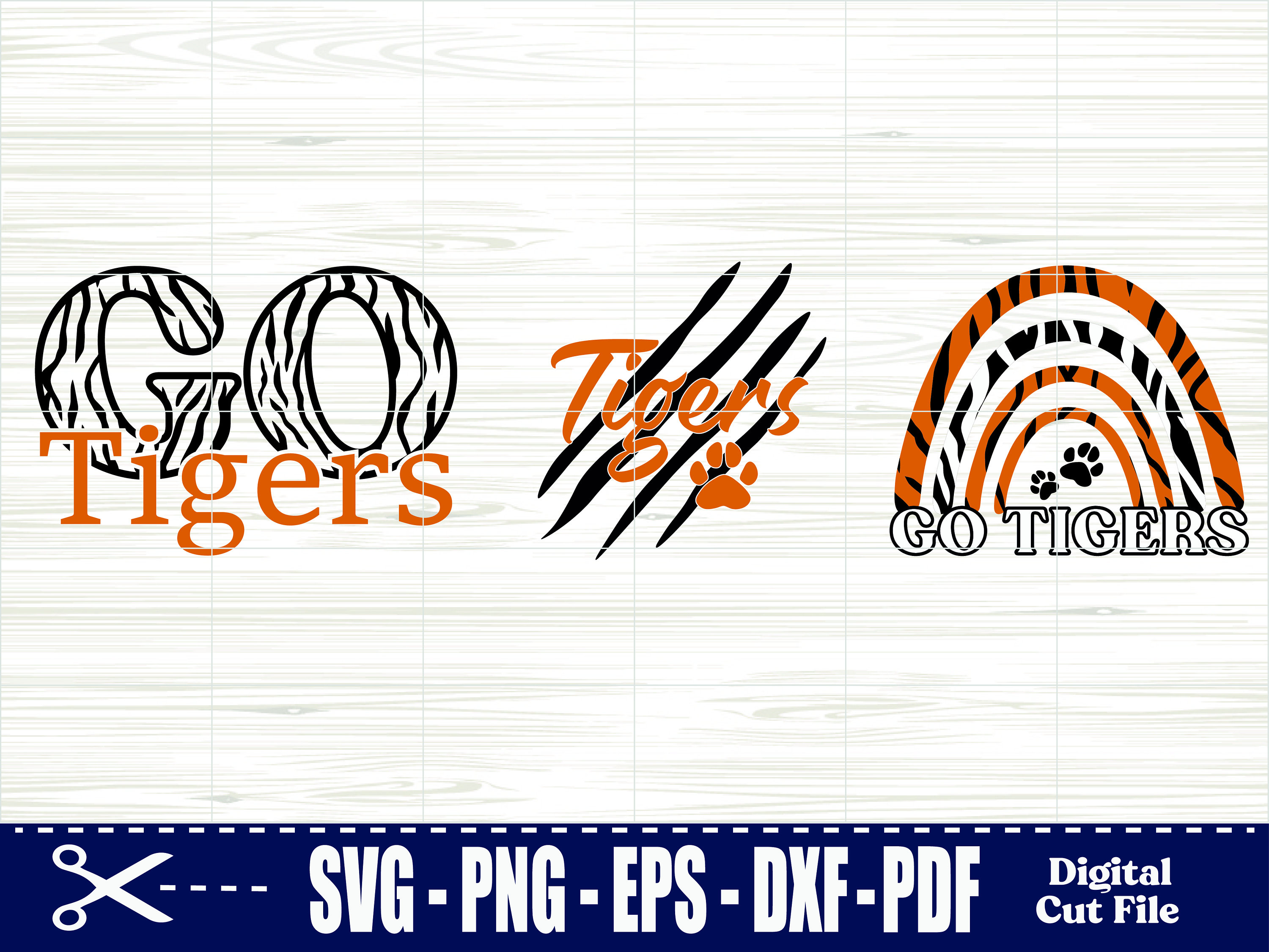 Tiger Svg Tiger Svg File Tiger Head Svg GO Tiger Svg Paw - Etsy Portugal