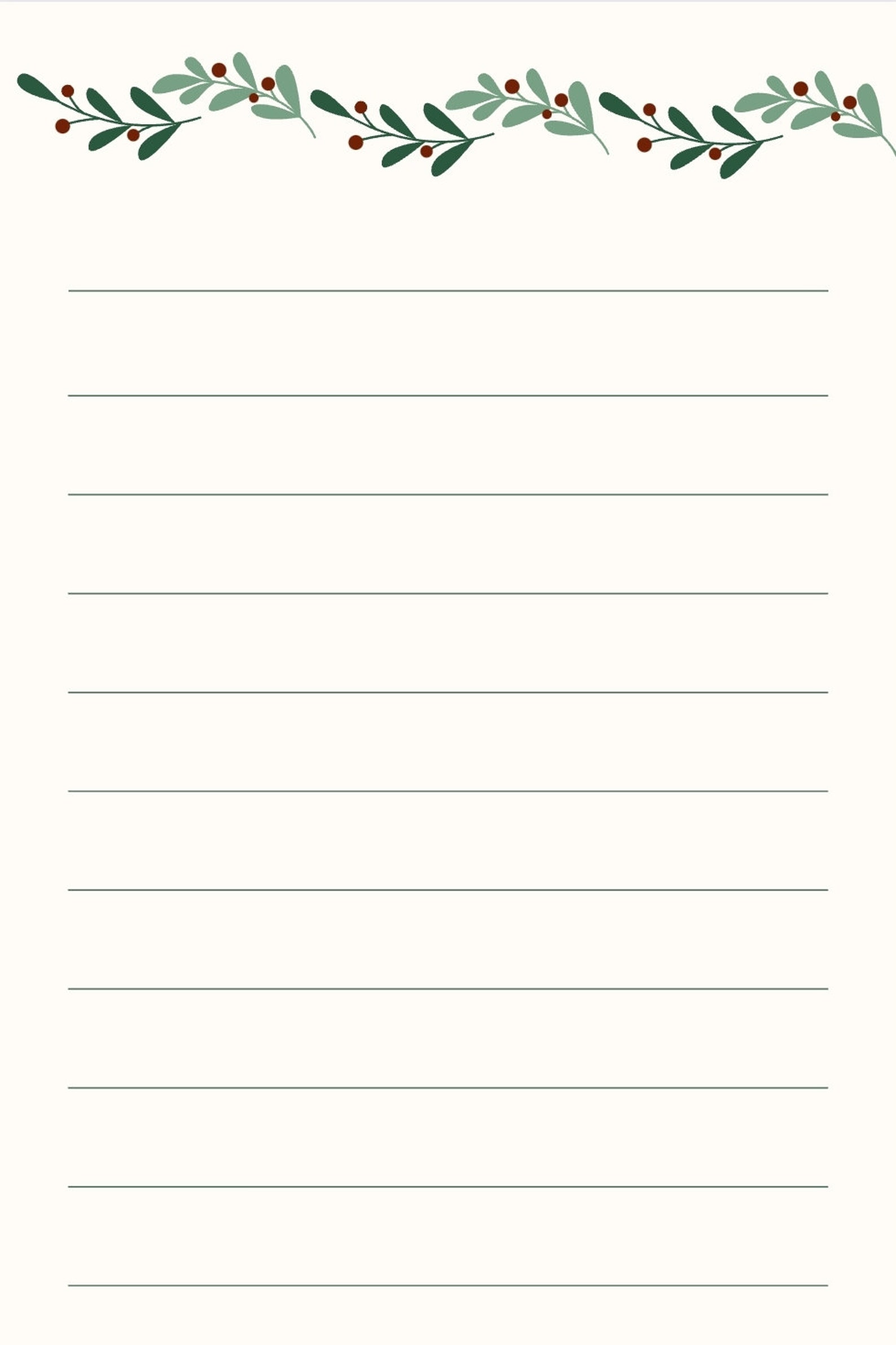Printable Christmas Notebook - Etsy