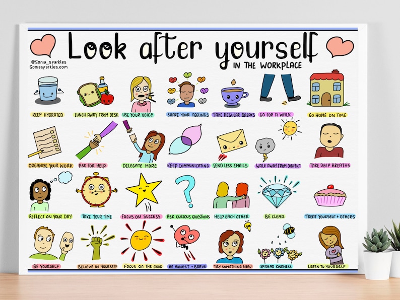Look After Yourself in the Workplace - Motivational - Teamwork ...
