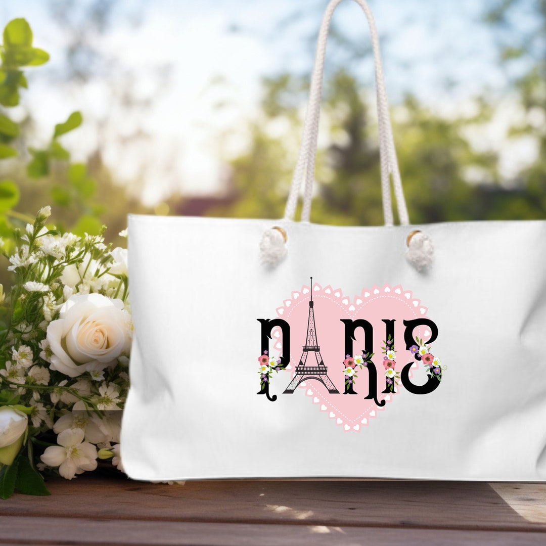 Paris Bag, Paris Eiffel Tower Tote Bag, Paris Trip Bag, Paris Lovers ...