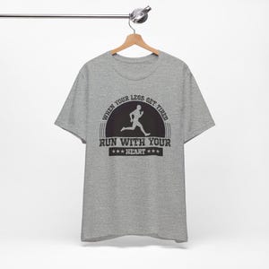 Motivational Running Men Tee, Workout T-shirt, Inspirational Runner ...