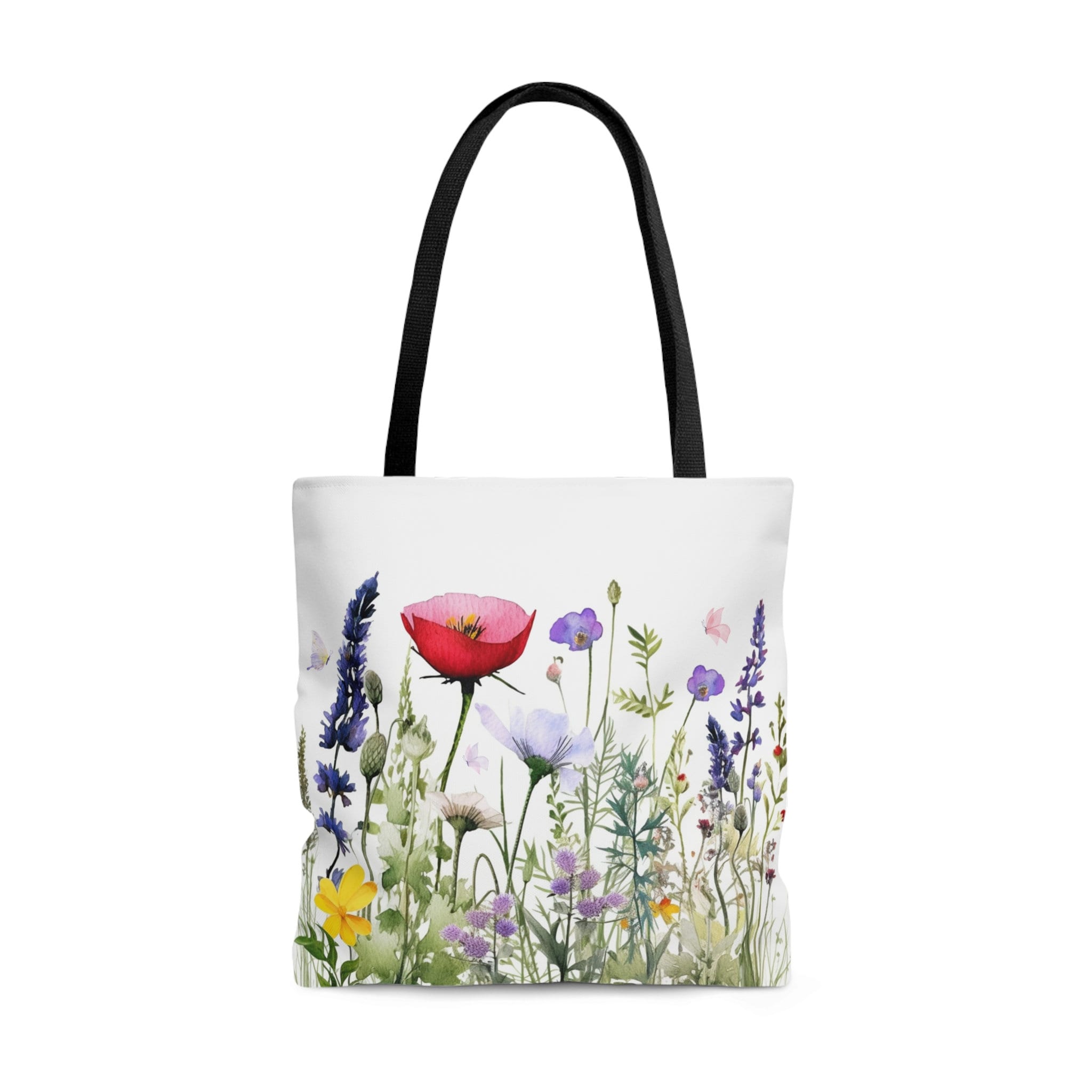 Wildflower Tote Bag, Floral Bag, Flower Lover Bag, Garden Lover Tote ...