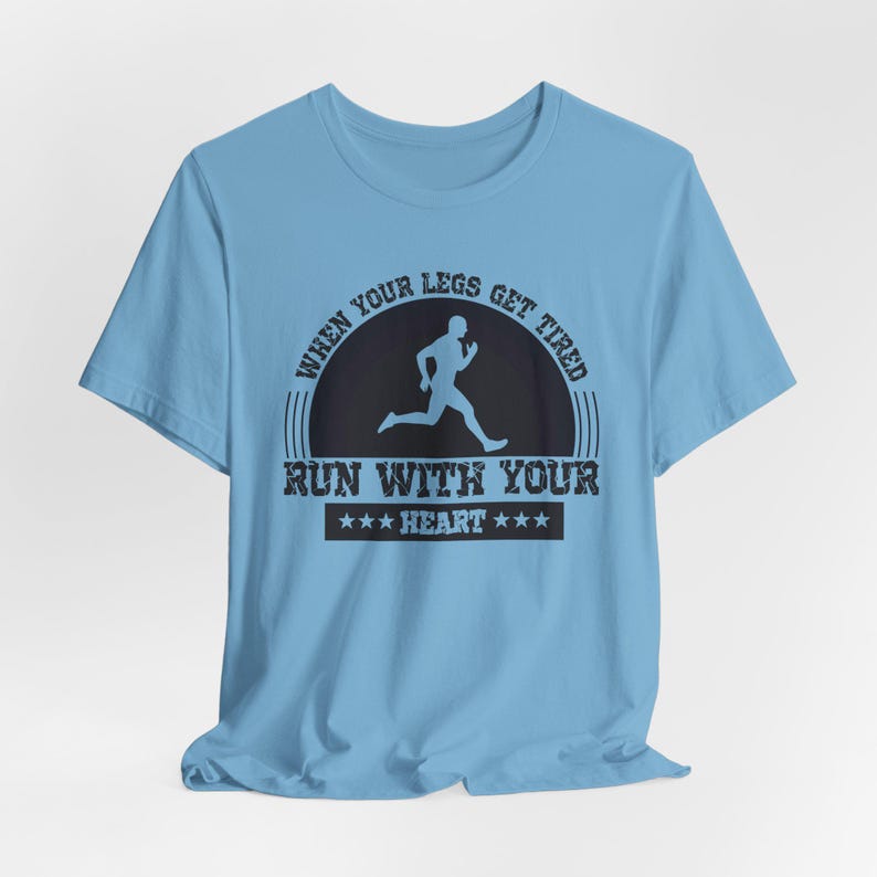 Motivational Running Men Tee, Workout T-shirt, Inspirational Runner ...