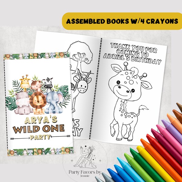 Wild One Coloring - Etsy