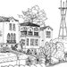 Sutro Tower Art Print: San Francisco Ink Drawing (8x10) - Etsy