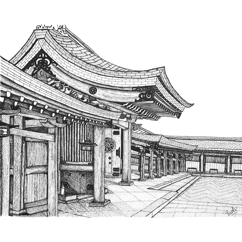 Japanese Drawing - Etsy