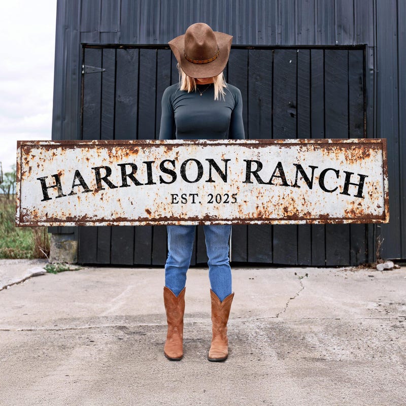 Custom Farm Sign - Etsy