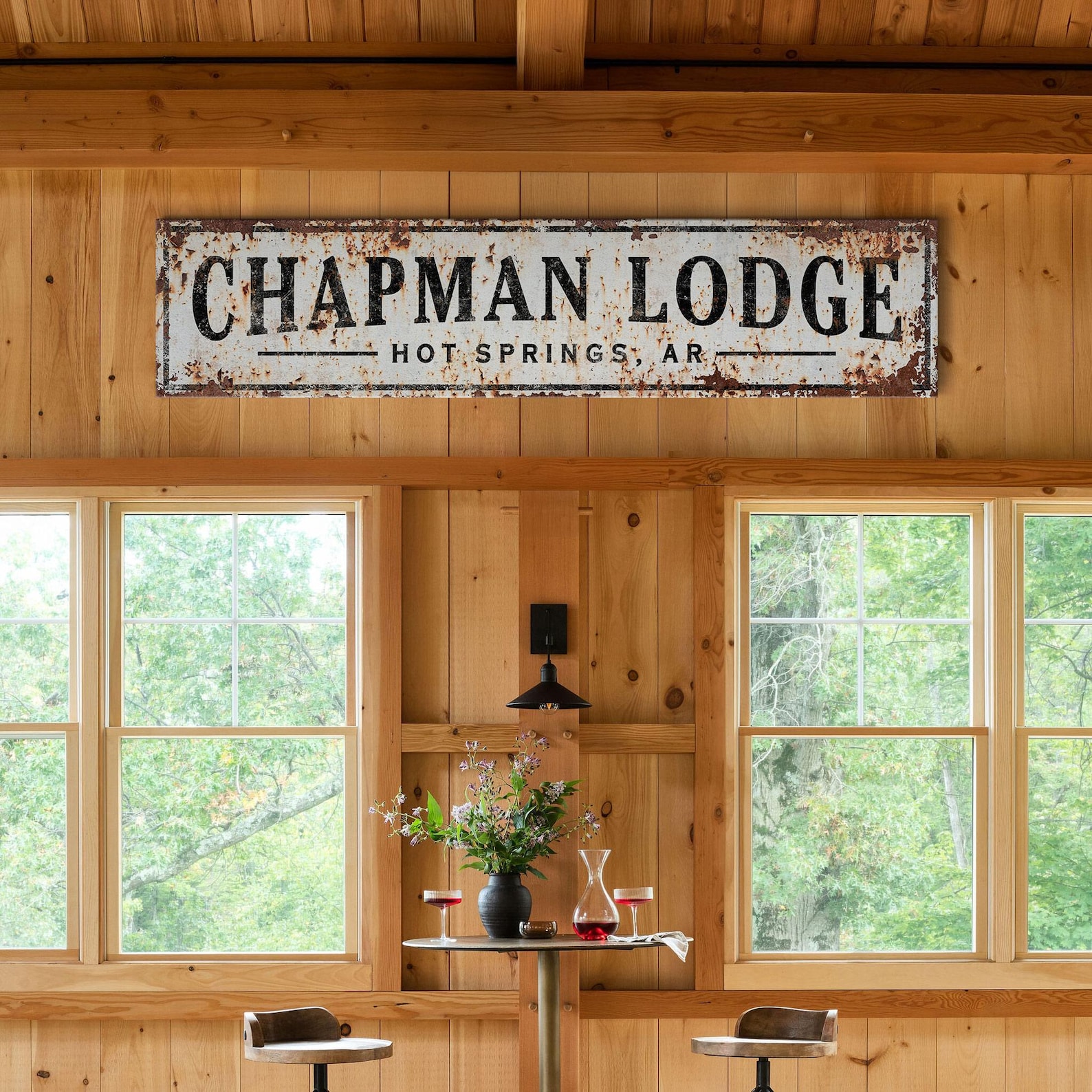 Large Farm Sign, Custom Family Name Modern Farmhouse Signs, Rustic ...