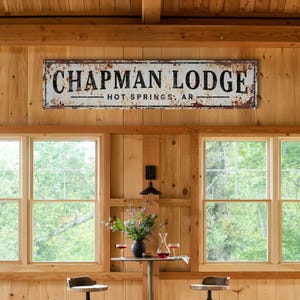 Large Farm Sign, Custom Family Name Modern Farmhouse Signs, Rustic ...