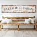 Personalized Farm Sign, Large Family Last Name and Established Date ...