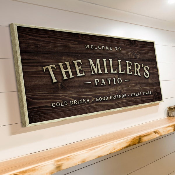 Wood Patio Signs - Etsy