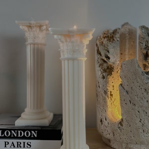 Roman Column Large Candle | Masterpiece - Etsy